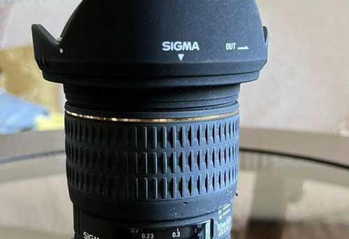 Объектив Sigma 20mm 1.8 для Canon EF