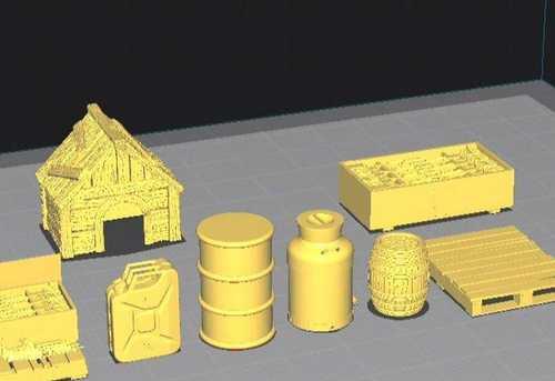 3D печать моделей и фигурок для макетов и диорам