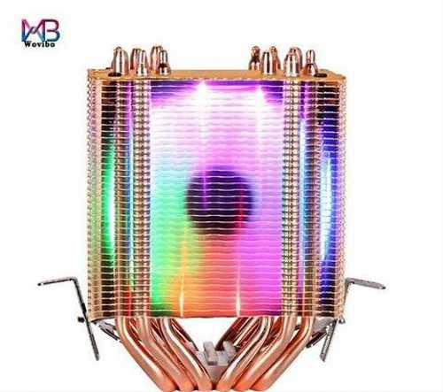 Кулер для Intel и AMD 140Вт (90мм, RGB)