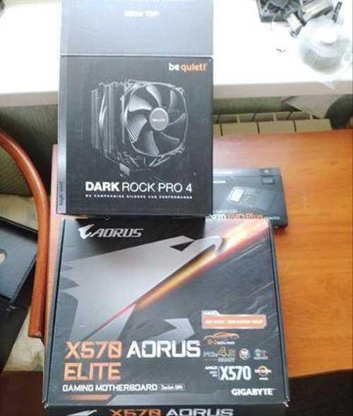 Комплект Ryzen 7 3700x/x570 aorus elite/ddr4 16gb