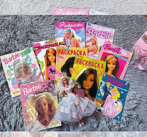 Журналы, раскраски Barbie 90e, 00е