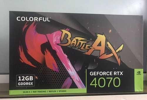 Видеокарта Colorful Battle AX 4070 12GB