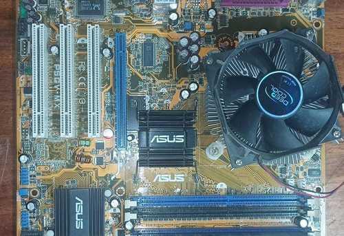 Asus P5GV-MX с CPU