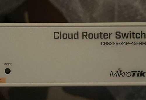 Коммутатор mikrotik CRS328-24P-4S+RM