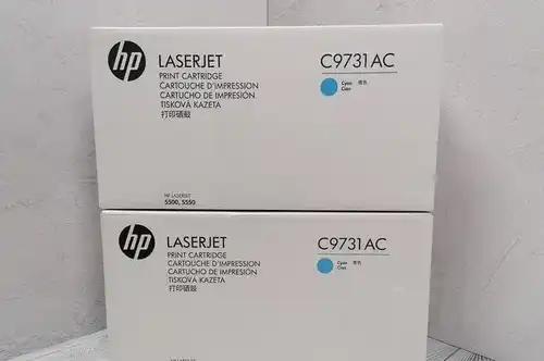 Картриджи оригинальные HP C9731AC разные