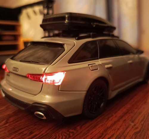 Модель Audi rs6 avant 1:24