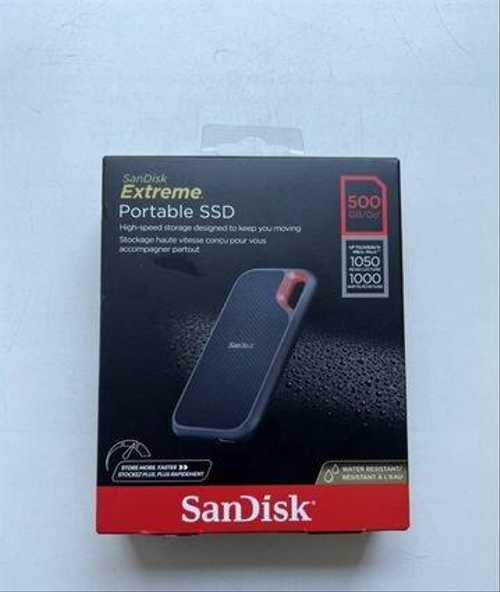 Sandisk Extreme portable ssd 500 GB