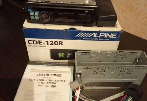 Новая магнитола Alpine CDE-120R