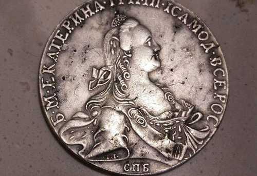 Реплика монеты полтина 1766 год