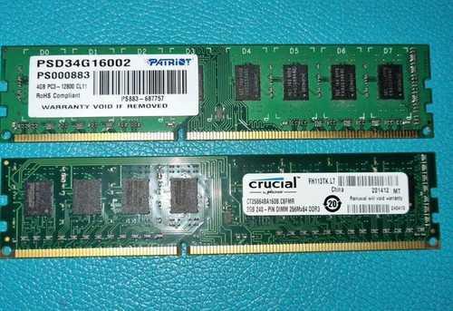 Оперативная память DDR3 (dimm) 4 Гб