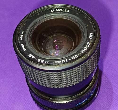 Объектив minolta