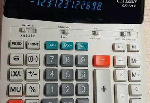 Калькулятор citizen cx-126