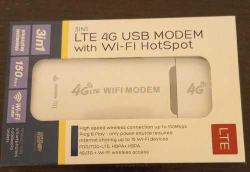 Lte 4g USB модем 3 в 1