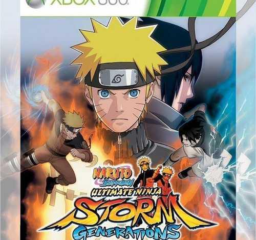 Naruto Shippuden: Ultimate Ninja Storm Generations (Xbox 360, англ, бу)