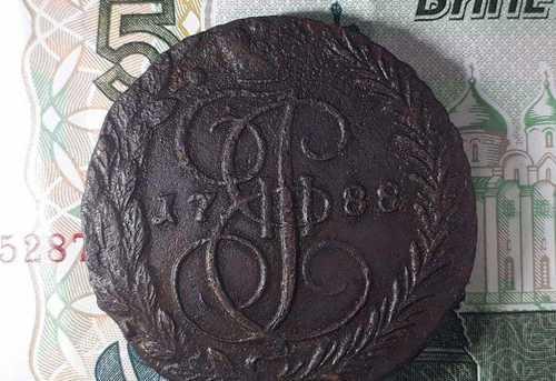 5 копеек 1788 ем. Екатерина2. Царские монеты