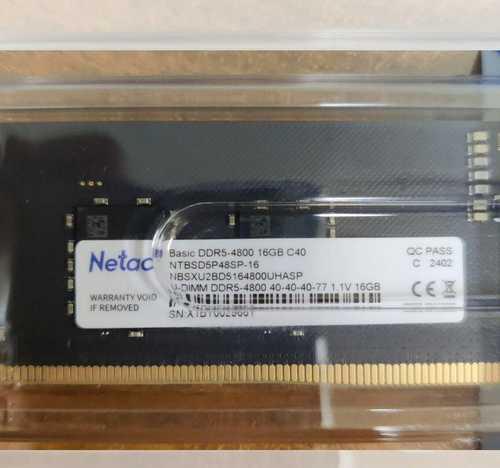 DDR5 16gb Netac basic