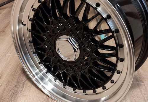 Диски r16 4*100 4*114.3 реплика bbs rs