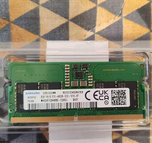 Оперативная память Samsung SO-dimm DDR5 8гб