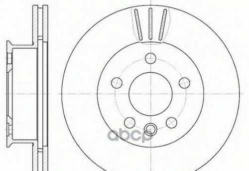 6416.10 диск тормозной передний VW T4 2.0-2.5D