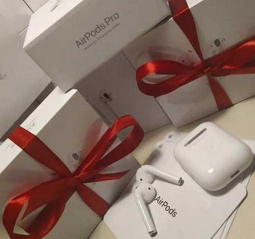 Airpods 2 / 3/ про 2 + чехол бесплатно