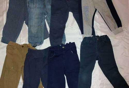 Вещи пакетом на мальчика брюки 72-86 рр. 8шт