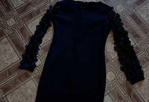 Вечернее платье 46 размера черное