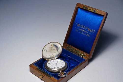 Карманные часы «Пауль Мозер». Серебро 84 пробы
