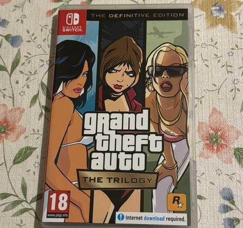 Gta trilogy nintendo switch картридж