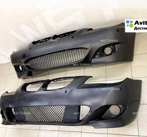 Бампер передний М стиль BMW e60