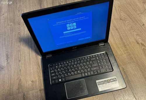 Ноутбук acer aspire e 17