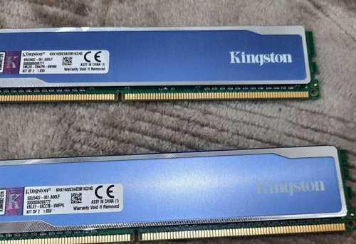 Продам Kingston HyperX Blu 2x2Gb