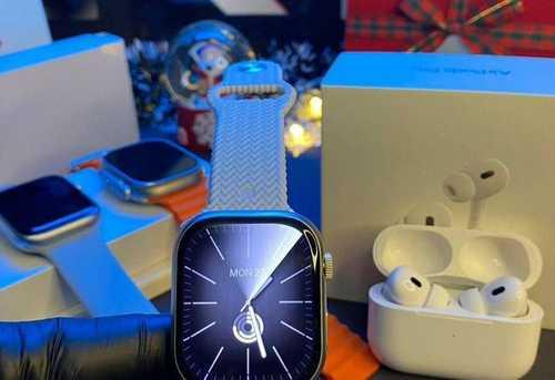 Часы apple watch 9 45 mm+ AirPods pro 2