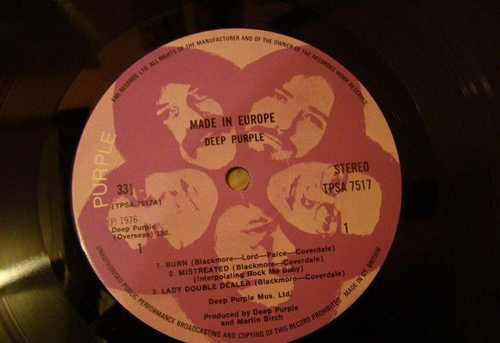 LP deep purple Made in Europe, 76, UK, tpsa 7517