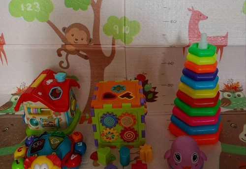 Игрушки пакетом, развивающие, бизикуб