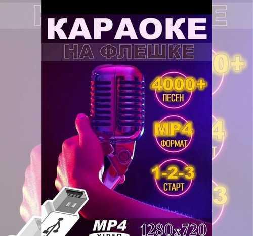 Караоке Флешка 4000  песен