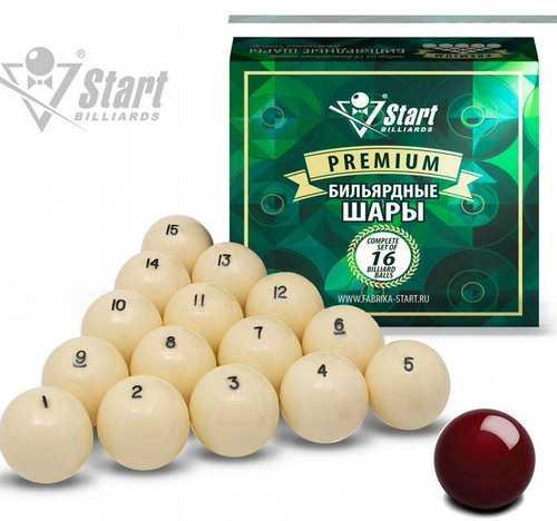 Бильярдные шары Start Billiards Premium рп, 68