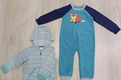 Флисовые комбинезон и худи Carters