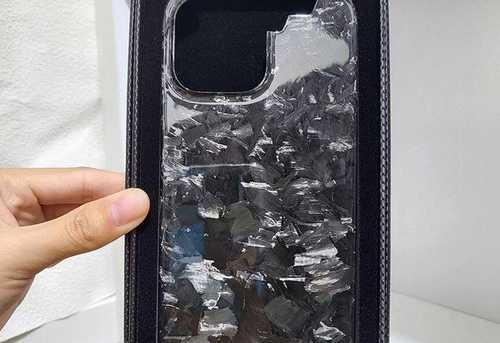 Глянцевый карбоновый чехол для iPhone