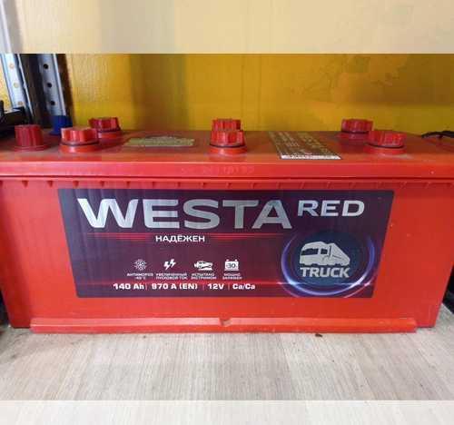 Аккумулятор westa RED (казахстан) 6ст-140 рос П.П