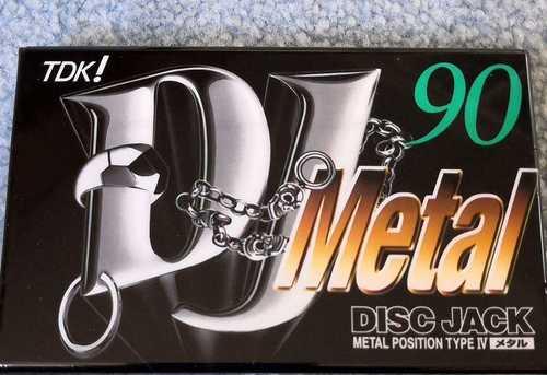 Аудиокассета TDK DJ Metal 90 релиз-1997 (Japan) se