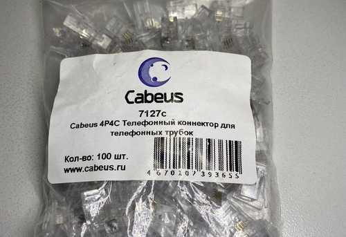 Телефонный коннектор Разъем RJ-11 Cabeus 7127c