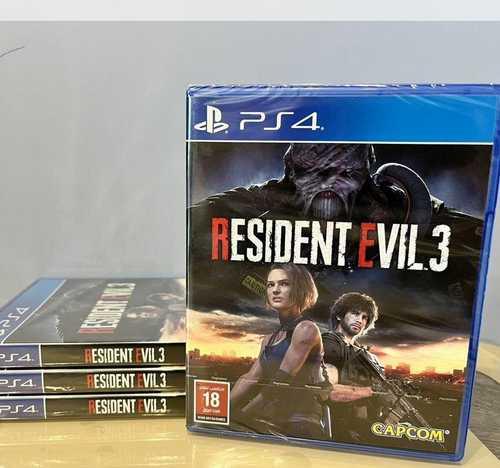 Resident Evil 3 ps4 (новый диск)