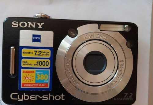 Компактный фотоаппарат sony cyber shot DSC-W35W55
