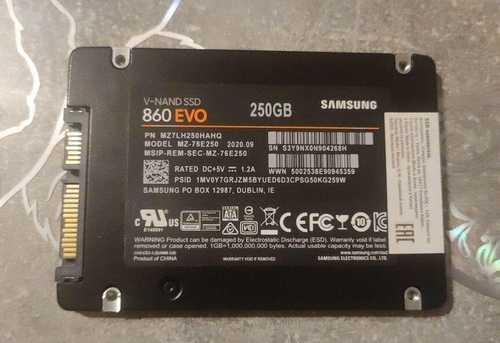 Жёсткий диск SSD накопитель 250gb