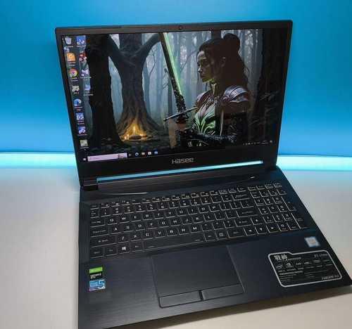 Игровой ноутбук Hasse: i5, GTX1660Ti, 8GB, SSD