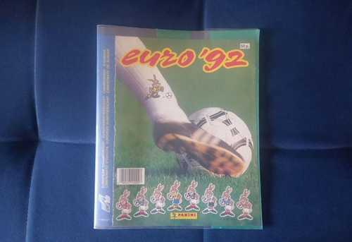 Panini Euro 92 альбом Панини Евро 92