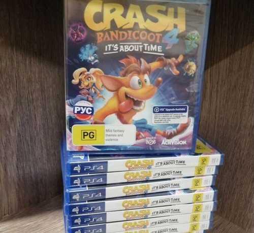 Игры на ps4 Crash Bandicoot 4 Its About Time