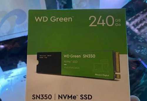 Новый, запечатанный SSD накопитель WD Green SN350