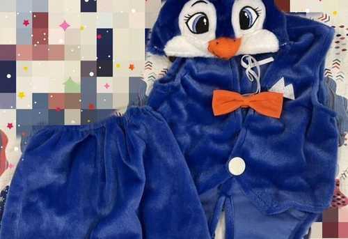 Новогодний костюм для мальчика, р.122. Пингвинчик