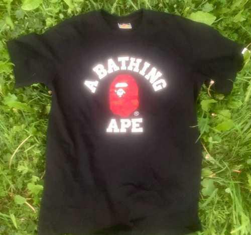 Футболка bape by bathing ape черная